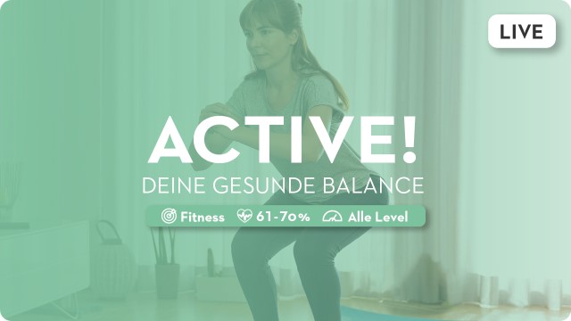 ACTIVE! die Class für dein Fitness-Fundament. Jetzt mitmachen!